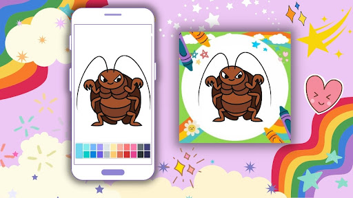 Coloring Book: Cockroach App for PC / Mac / Windows 11,10,8,7 - Free ...