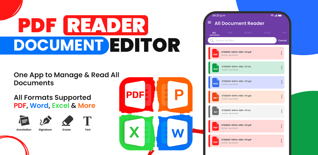 PDF Reader - Document Editor - Phiên Bản Mới Nhất 1.2 Cho Năng Suất Ứng Dụng Android