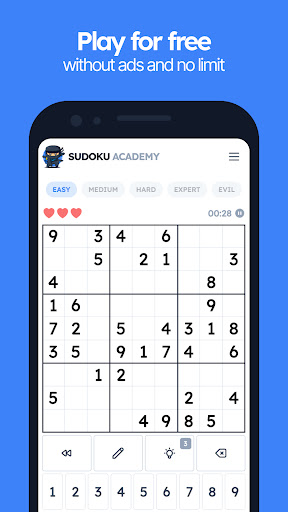 Sudoku Academy PC版ダウンロード - LDPlayer