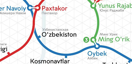 Tashkent Metro Map Android App