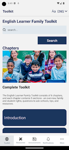EL Family Toolkit - App Download