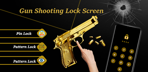 Pistol Gun Fire Screen Lock Android App