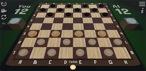 Checkers for 2 player in 3D. Drafts & dama - 2021 Android App