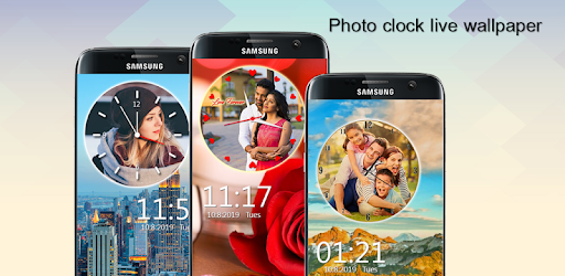 My Photo Clock Live Wallpapers Android App