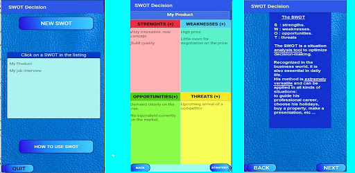 SWOT Decision Android App