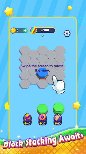 ดาวน์โหลด & เล่น Hex Tower - Hive Stack บนคอม PC (โปรแกรมจำลอง)