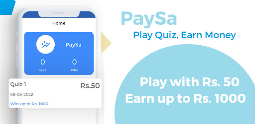PaySa - Online Quiz Earn Money Android App