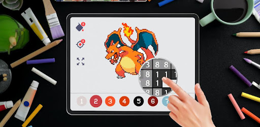 Pokepix Color Number - Pixel Art Maker Android App