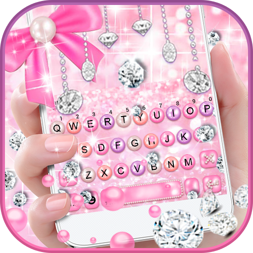 Girly Pink Pearl Keyboard Them - Apps on Google Play
