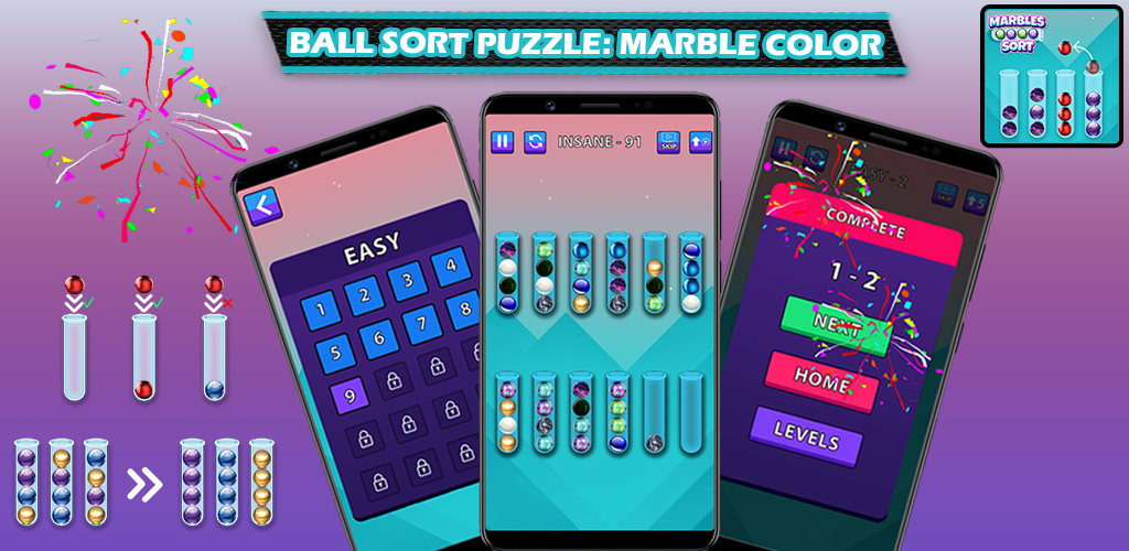 Ball sort puzzle: marble color - Latest version 1.0 for Android Game Puzzle