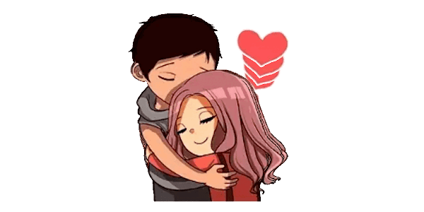 Animated love stickers store
