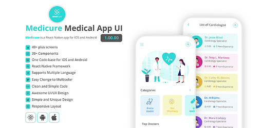 Medicure - Medical App UI Temp Android App