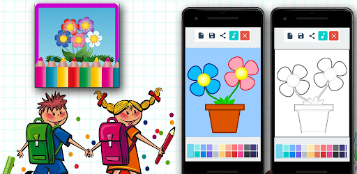 Flower Coloring Games