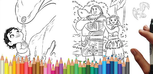 Mona Island Princess Coloring Android App