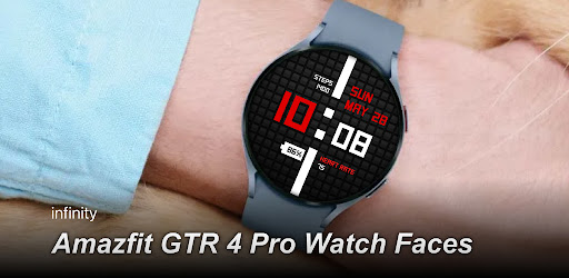 Red White Square Watch Faces Android App