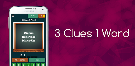 3 Clues One Word Quiz Game Android App