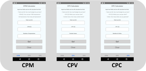 CPM Calculator Android App