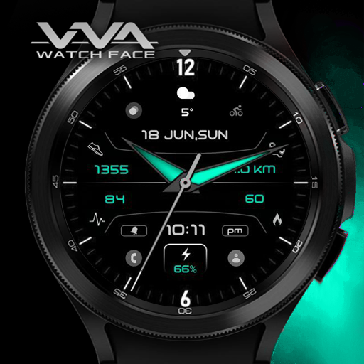 VVA34 Hybrid Watch face for PC / Mac / Windows 11,10,8,7 - Free Download - Napkforpc.com