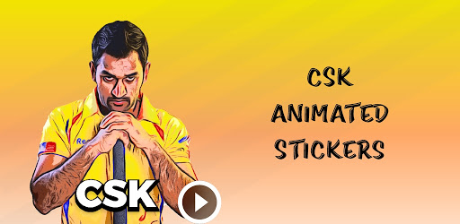CSK Stickers & Animated Stickers for WhatsApp Android App