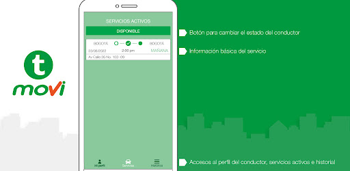Conductor TMOVI Android App