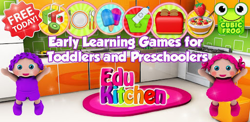 Toddler Kitchen Food Cooking Games-EduKitchen Girl Android App
