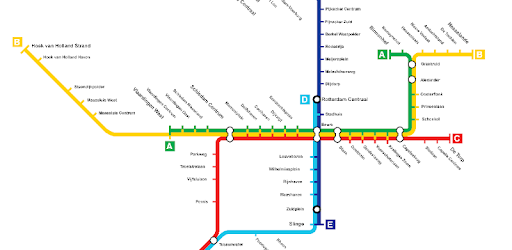 Metro regio Rotterdam Android App