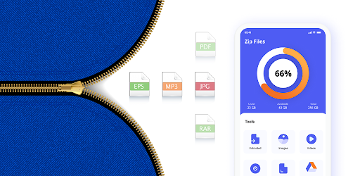 Zip Unzip file- Compress file Android App