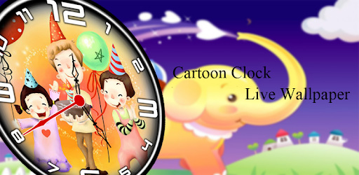 Cartoon Clock Live Wallpaper - Android App