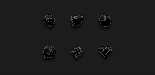 Blackline Icon Pack Android App