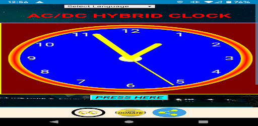 AC/DC-Clock Web Android App