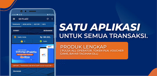 GO FLAZZ: Distributor Pulsa, T Android App