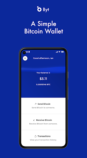 Byt - A Simple Bitcoin Wallet for PC / Mac / Windows 7.8.10 - Free ...