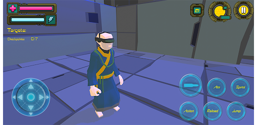 Polygon Cyber World 77: Crime Shooting Games Android App