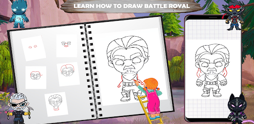 How to Draw Battle Royale Android App