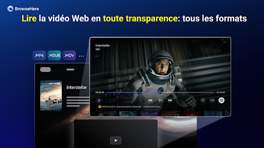 Navigateur TV Web - BrowseHere – Applications sur Google Play