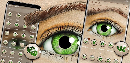 Green Eye Theme Android App