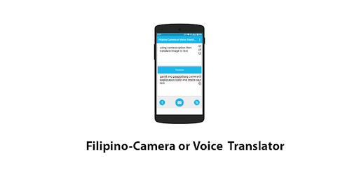 Filipino-Camera or Voice Translator Android App
