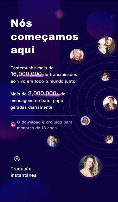 BuzzCast - Live Video Chat App - Overview - Google Play Store - Brazil