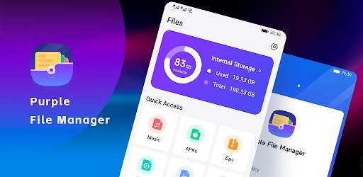 Purple File Manager Android App