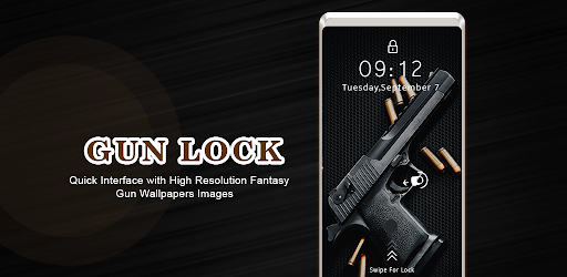 Gun Lock Screen - Pistol Lock screen Android App